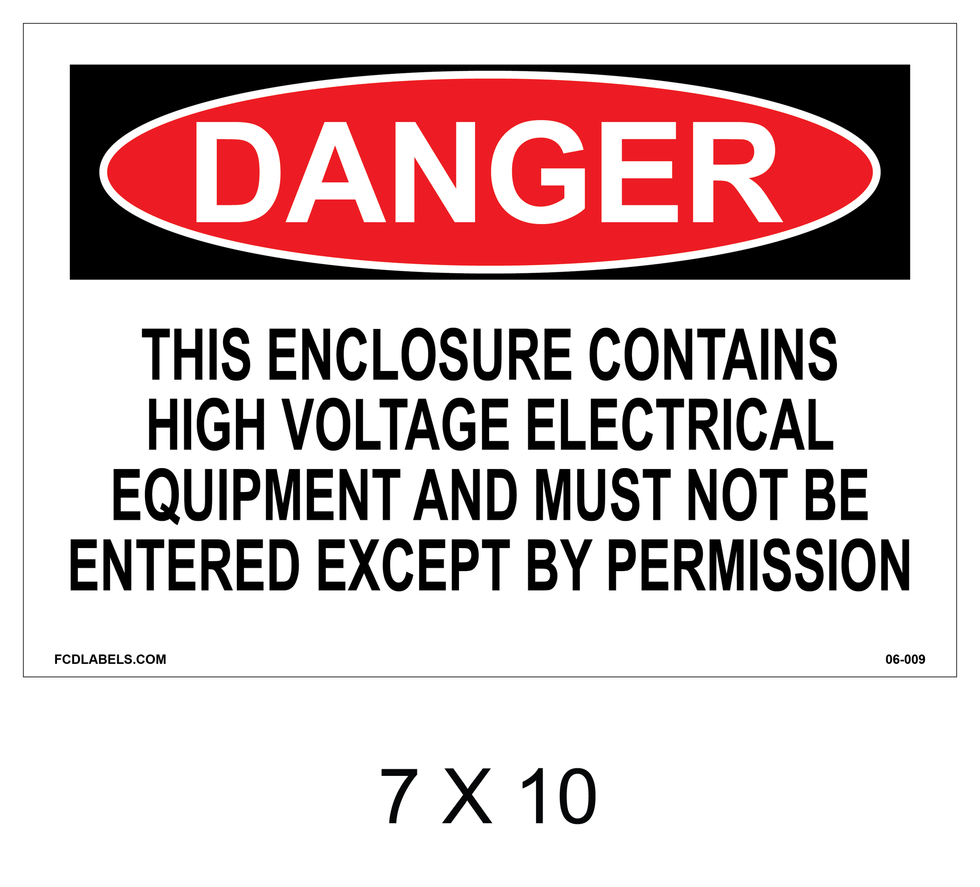 Safety and Warning Signs – FCDLabels